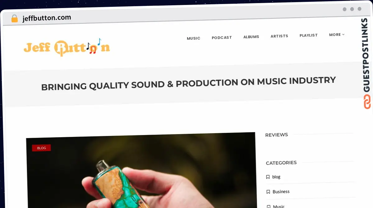 Publish A Guest Post on jeffbutton.com for $19.90 - DA 53 DoFollow ...