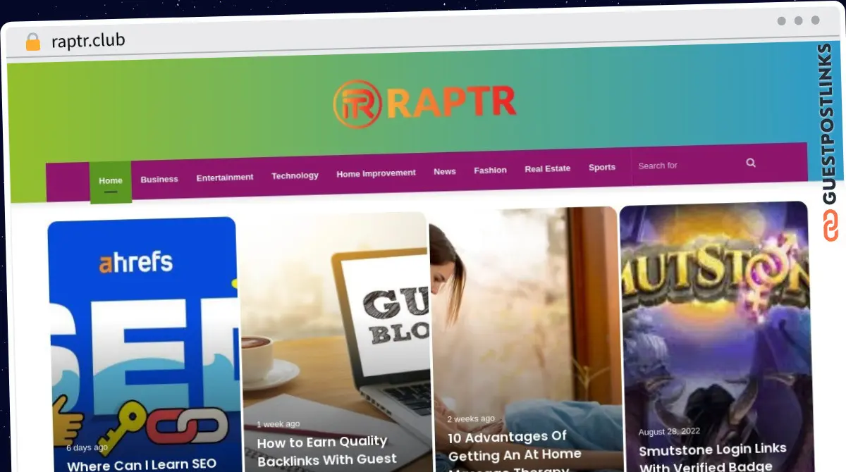 Publish A Guest Post on raptr.club for 19.9 DoFollow Backlinks ...