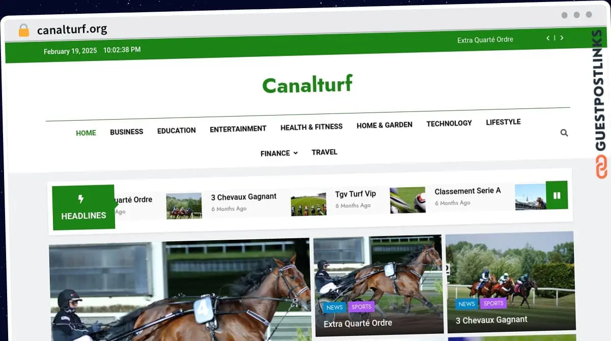 Publish A Guest Post on canalturf.org for 41.9 DoFollow Backlinks - GUESTPOSTLINKS