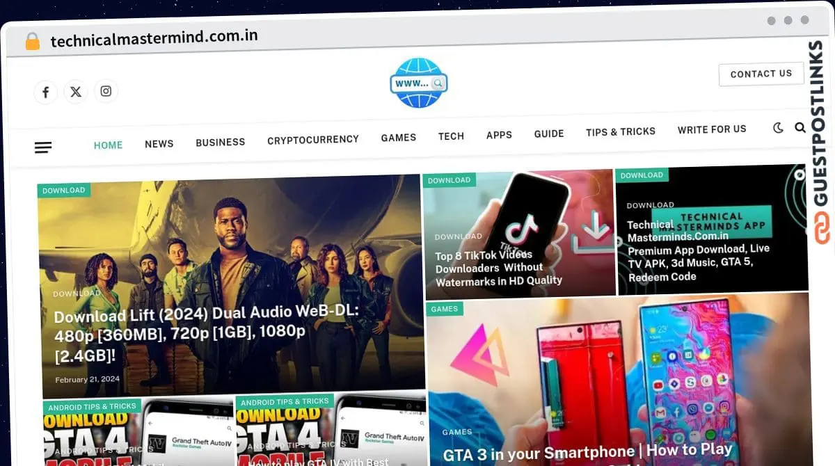 Publish A Guest Post on technicalmastermind.com.in for 73.9 DoFollow Backlinks - GUESTPOSTLINKS